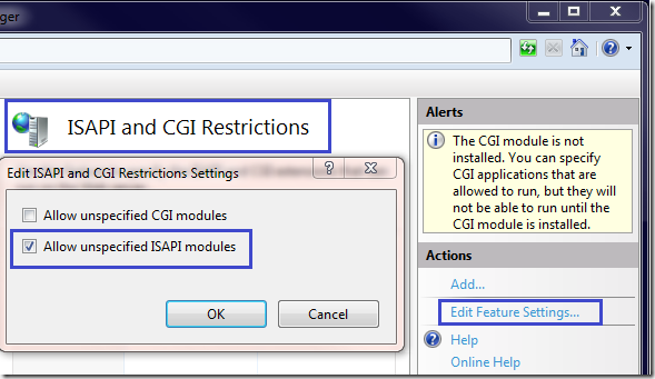 Chau Chee Yang Technical Blog: Configure Windows 7 IIS7 for ISAPI DLL